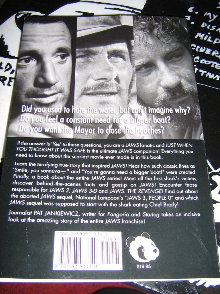 Jaws 3D » Blog Archive » A Jaws Companion (Patrick Jankiewicz) 2009